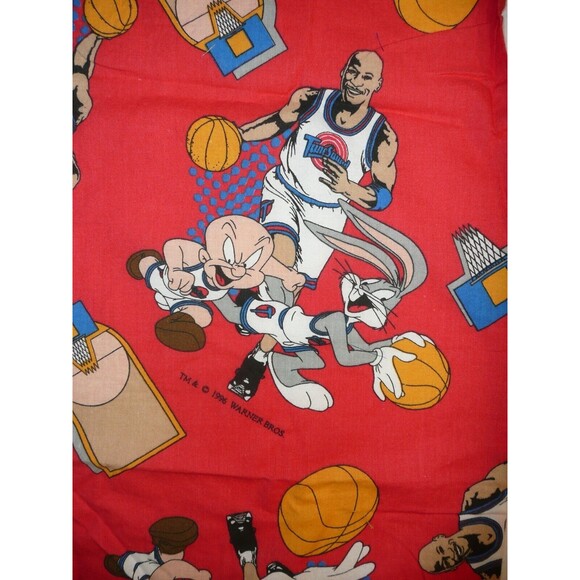 Warner Bros. | Other | Looney Tunes Space Jam Fabric Remnant 996 ...